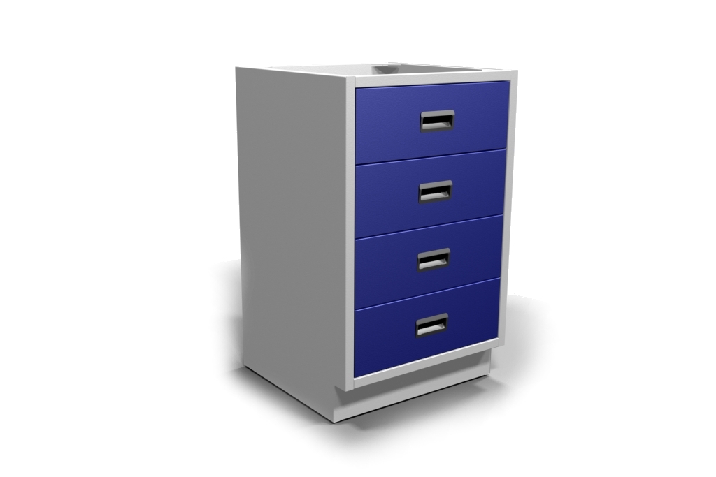 Office Furniture : Floor Cabinet 4D